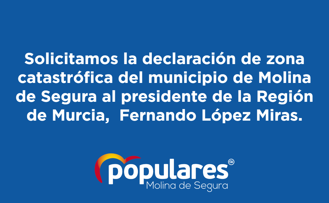 Comunicado Solicitamos La Declaración De Zona Catastrófica Del